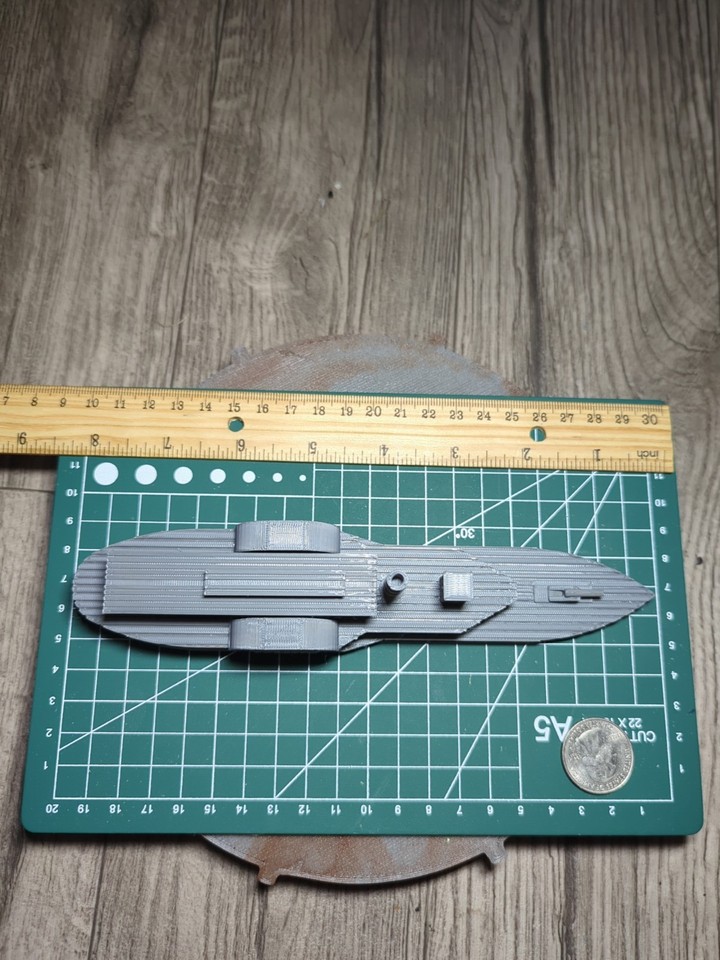 3d Printed 1/288 Scale Civil War Ironclad USS/CSS Planter Unpainted | eBay