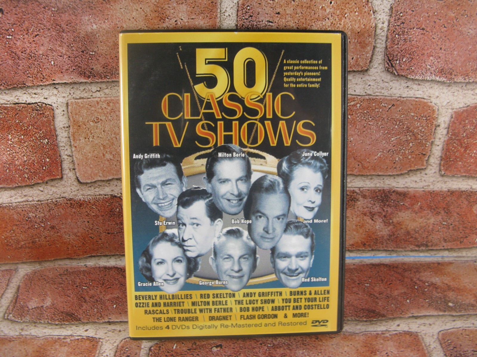 50 Classic TV Shows DVD 4 Disc 18 Different shows | eBay