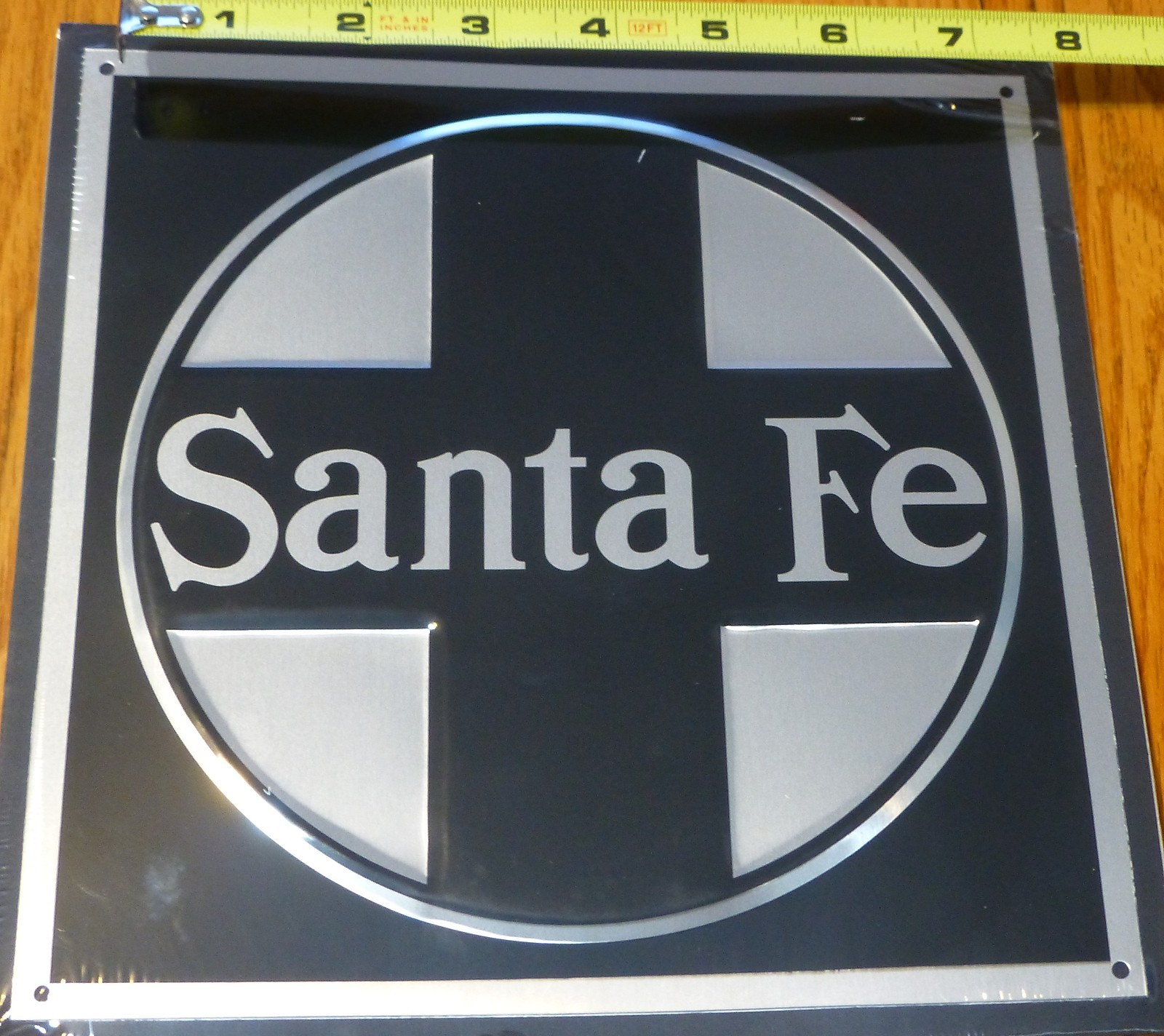 Microscale Metal Sign #10003 Santa Fe (Die Cut, Embossed Metal Sign) | eBay