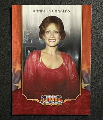 #10 ANNETTE CHARLES 2009 Donruss Americana Actor card in Toploader | eBay