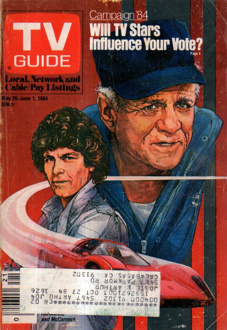 1984 TV Guide May 26 - Brian Keith - Hardcastle and McCormick; Linda ...