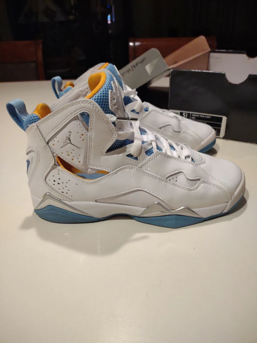 True Flight Jordans Blue