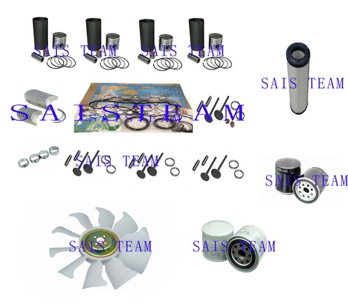 Mitsubishi S4S Engine Rebuild Kit&Filters&Fan Blade for TCM Mitsubishi ...