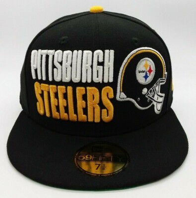 Pittsburgh Steelers New Era Stack Hat/Cap/Fitted/5950 Throwback/Retro ...