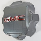 ONE 2021-2024 GMC Sierra 2500 3500 SLT # 5950 Wheel GRAY Center Cap ...