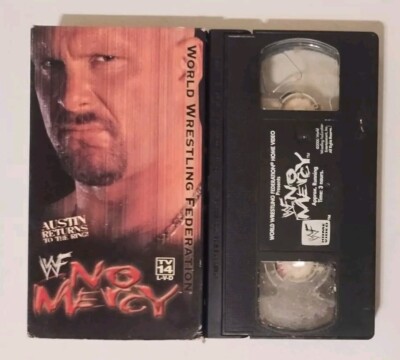WWF - No Mercy 2000 (VHS, 2000) WRESTLING W/ SLIPCOVER TESTED WORKS WWE ...