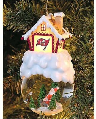 Tampa Bay Buccaneers "Home Sweet Home" Christmas Tree Holiday Globe ...