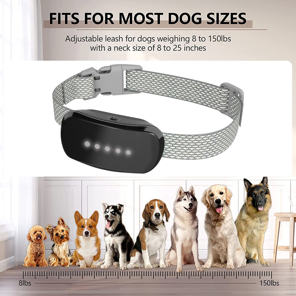 Smart Auto Anti bark Dog Collar Intelligent Waterproof Barking ...
