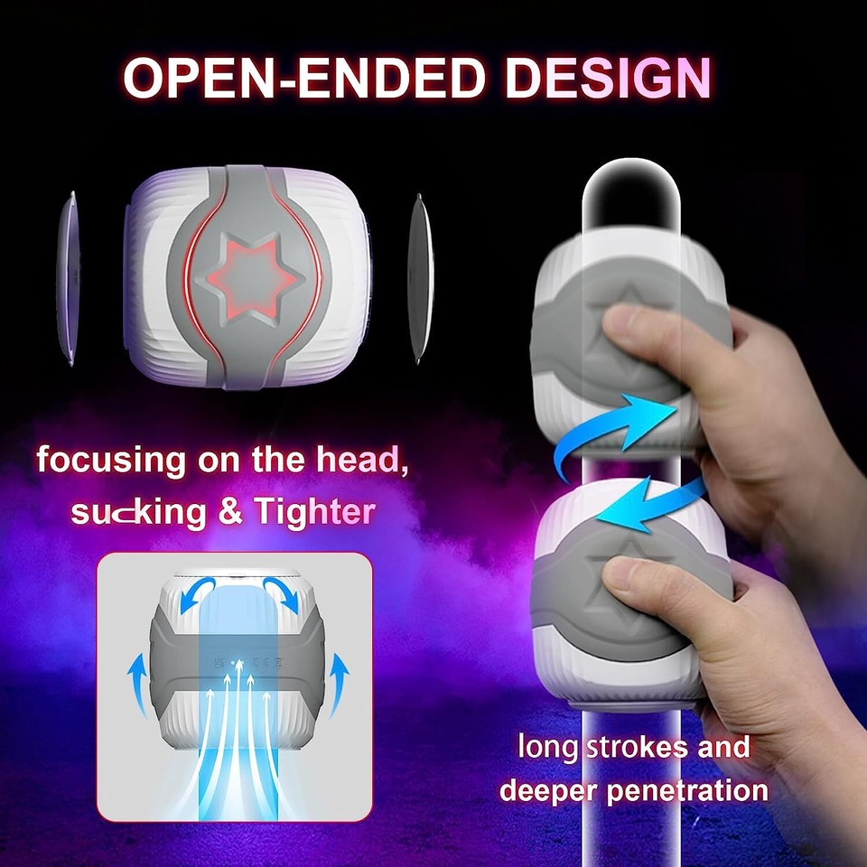 Automatic Male Vibration Device Auto Decompression Cup Handsfree Device ...