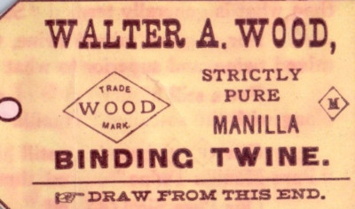 1894 Walter A. Wood Manilla Binding Twine Print Ad F192 | eBay Australia