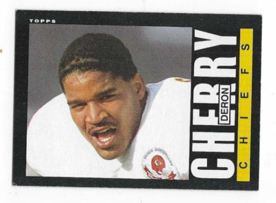 1985 TOPPS DERON CHERRY #274 KANSAS CITY CHIEFS | eBay