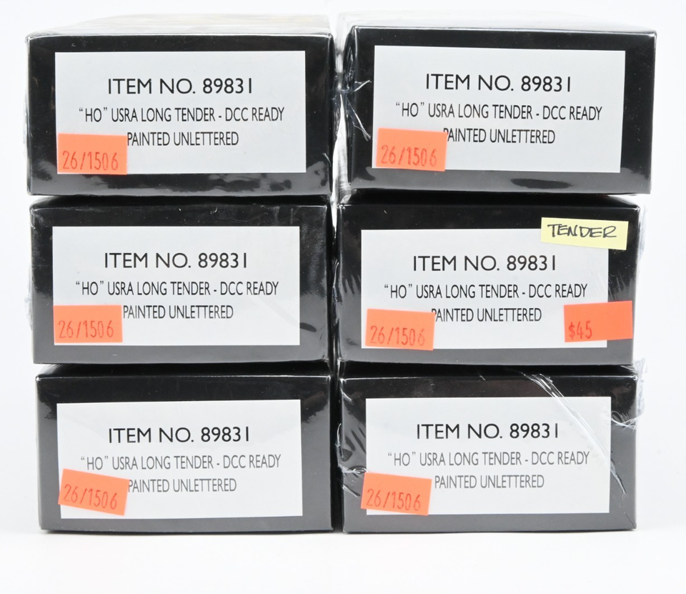 HO Scale Bachmann Spectrum Item#89831 USRA Long Tender DCC Ready ...