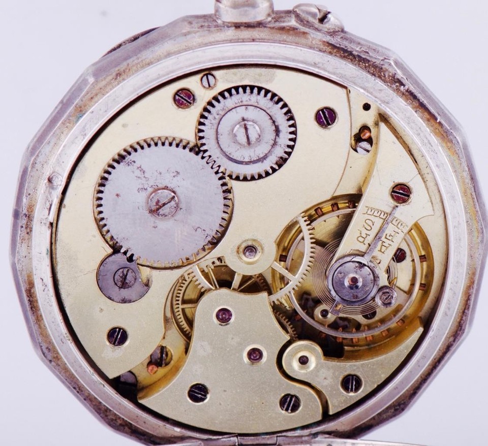 Antique Pocket Watch French Hand Engraved Silver Case Napoleon I on ...