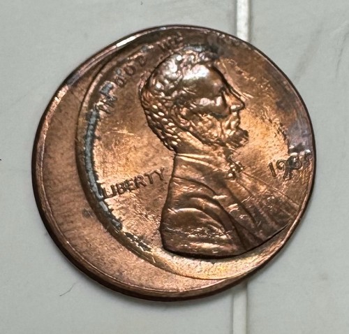 1989 Lincoln Memorial Cent Off Center Error Coin - Uncirculated ...