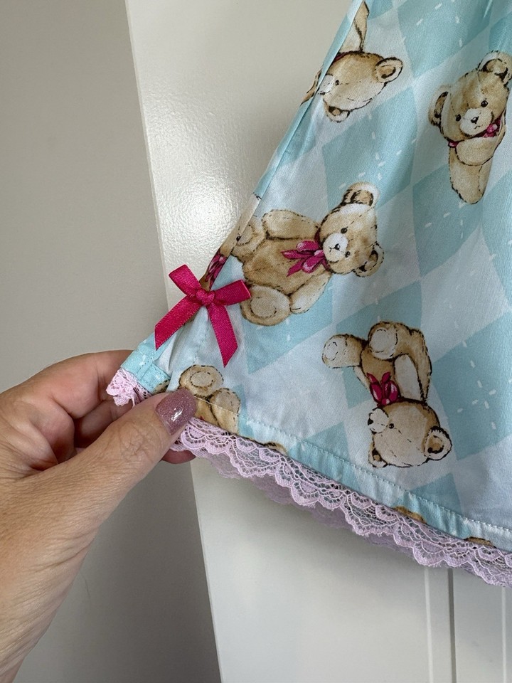 Peter Alexander Size 2+ Vintage Teddy Bear Shortie Pj Set + New with ...