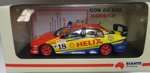 BIANTE 1/43 PAUL RADISICH 2001 DJR SHELL HELIX FORD AU FALCON #18 # ...