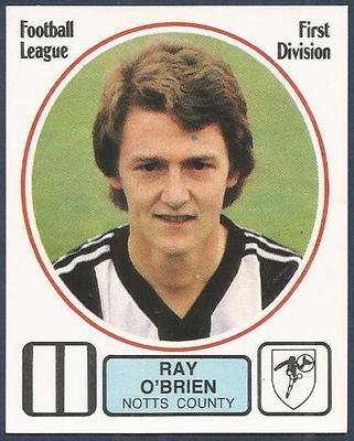 PANINI FOOTBALL 82 #201-NOTTS COUNTY-RAY O'BRIEN | eBay UK