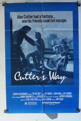 CUTTER’S WAY MOVIE POSTER ORIGINAL 68x100 John Heard , Lisa Eichhorn | eBay