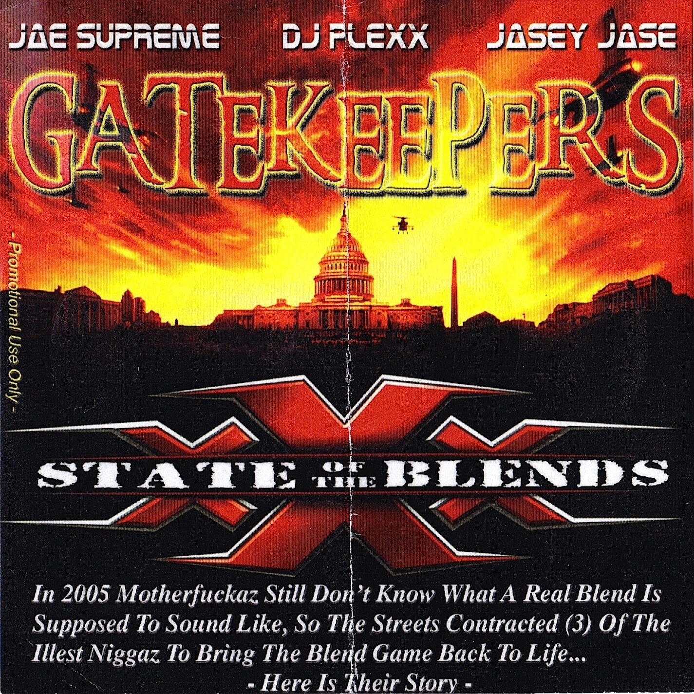 GATEKEEPERS - XXX STATE OF THE BLENDS - HIP HOP RAP NYC MIXTAPE MIX CD ...