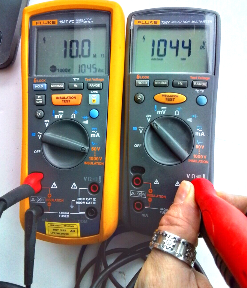 Fluke 1587 FC insulation Multimeter ( test device see photos above) | eBay