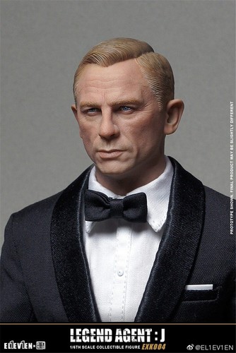 EXK004 1/6 Scale 007 Agent James Bond Daniel Craig Figure 12'' Male ...