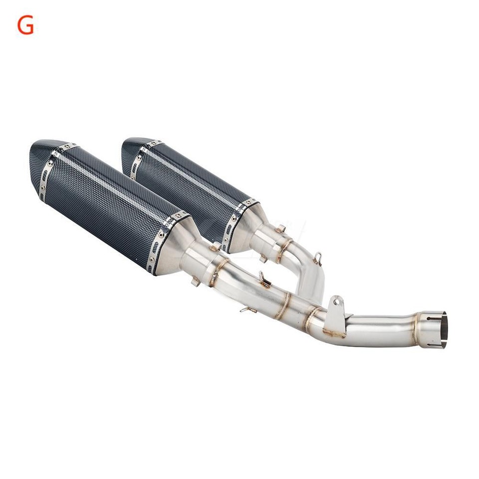 For Honda CRF450R CRF450RX CRF450 R/RX Motorcycle Exhaust Pipe And Mid ...