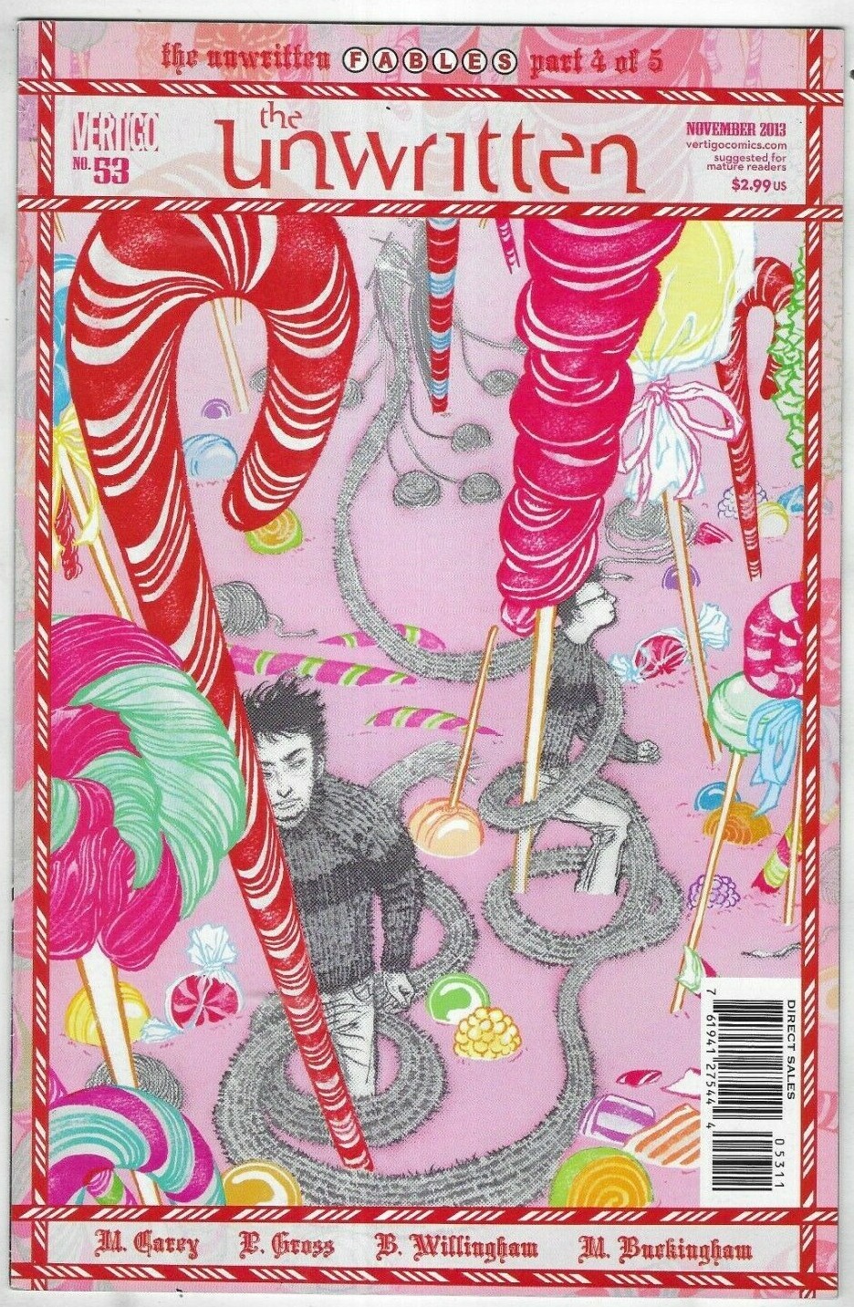 Unwritten Comic 53 First Print Cover A Yuko Shimizu 2013 Mike Carey ...