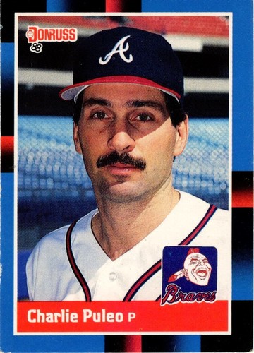 1988 Donruss Baseball Charles Michael Puleo No. 537 Atlanta Braves ...