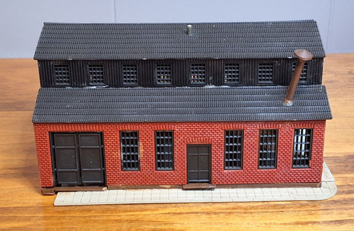 Heljan HO Scale Model Train Factory Brick Warehouse Building | Vintage ...