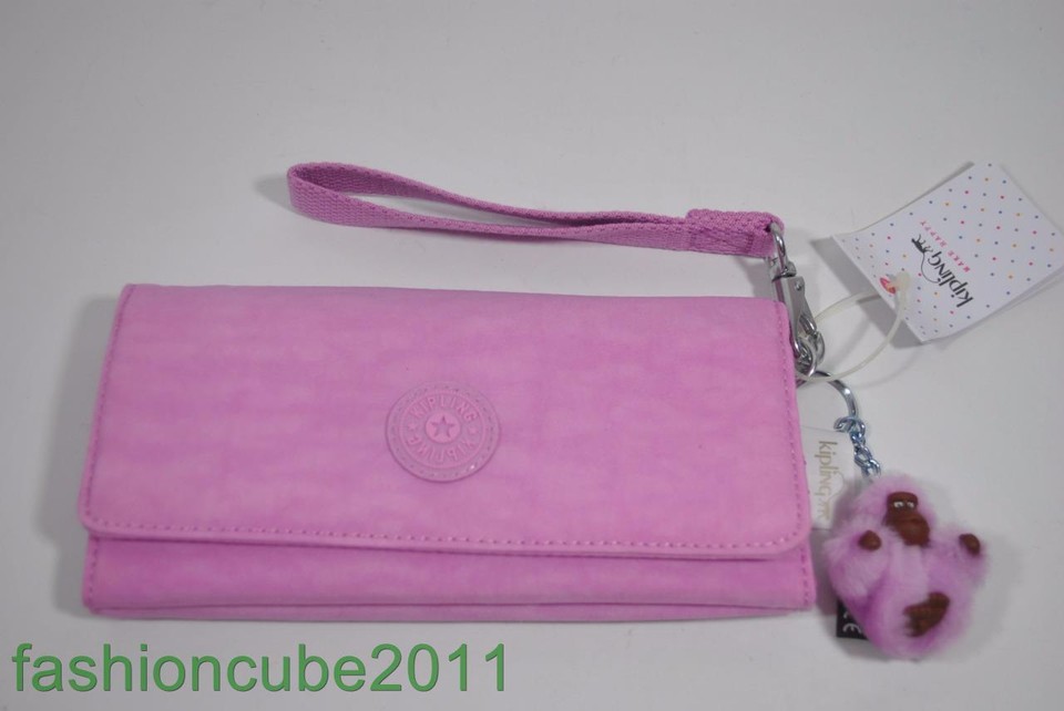 New With Tag Kipling RUBI Large Wallet / Wristlet with Furry Monkey | eBay