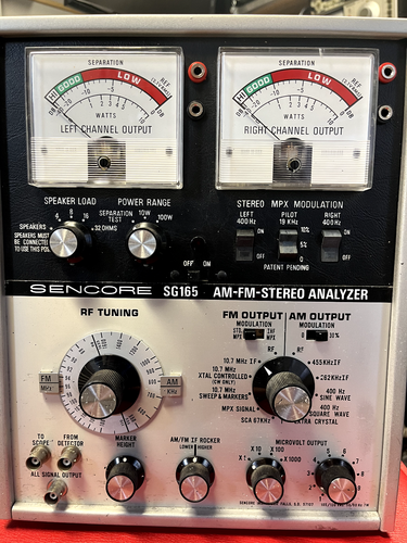 sencore sg165 am fm stereo analyzer | eBay