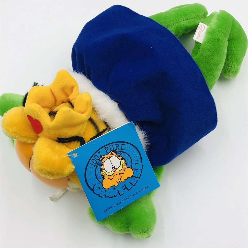Super rare Garfield Garfield Frog Prince Plush Tagged DAKIN Vintage | eBay