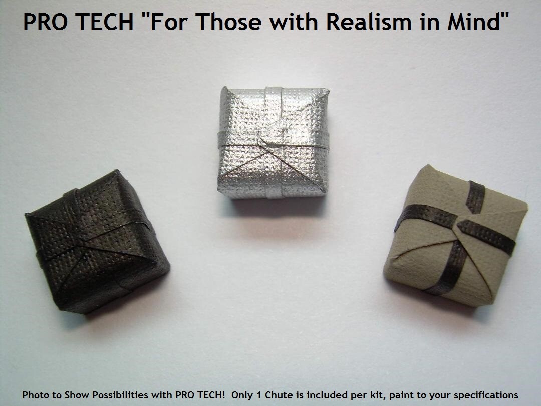 PTMC 8 1:25 Scale Drag Chute Kit Resin W Cover Material LBR Model Parts ...