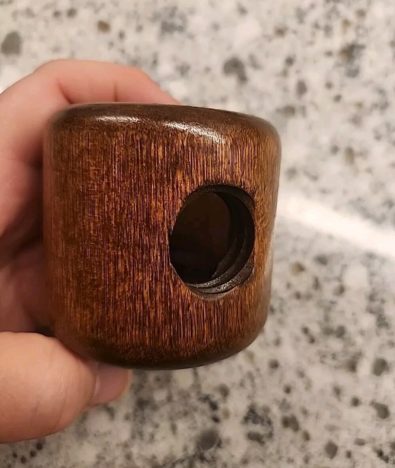 Vintage Nutcracker Solid Walnut Wood Hand Crank | eBay