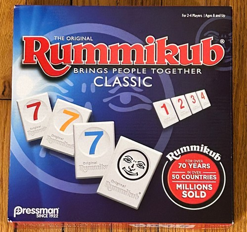 RUMMIKUB by Pressman Classic Edition The Original Rummy Tile Game New ...