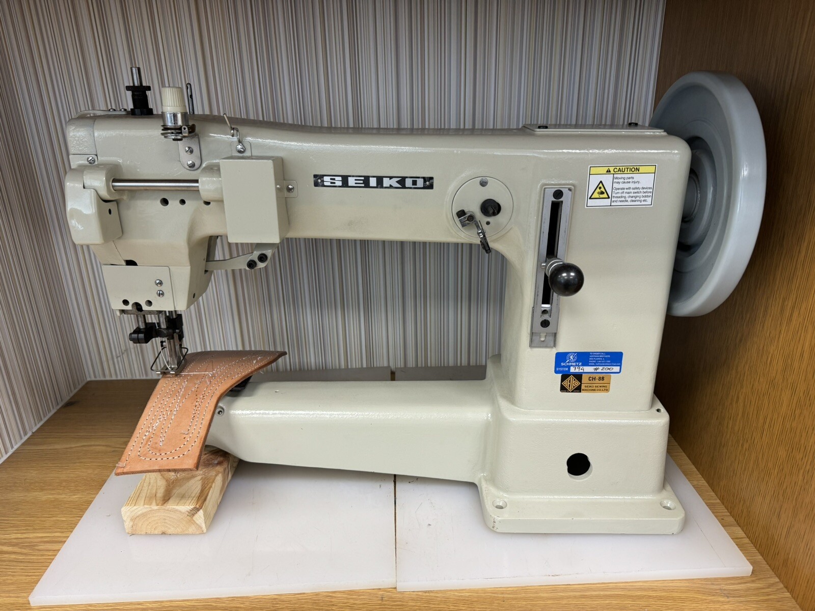 Seiko CH-8B Extra Heavy Duty Cylinder Arm Walking Foot Sewing Machine ...