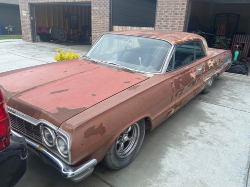 1964 Chevrolet Impala Comes with 95% of trim and extra parts and body ...