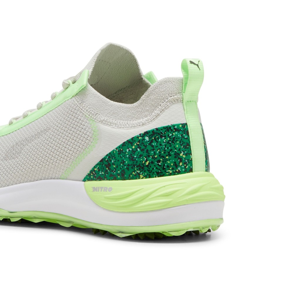 New Puma Golf Phantomcat Nitro Sport Shoes Vapor Gray/Speed Green 13 ...