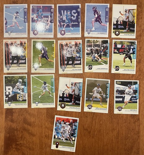 2025 Premier Lacrosse League PLL Numbered #/‘d Parallels - 16 Different ...