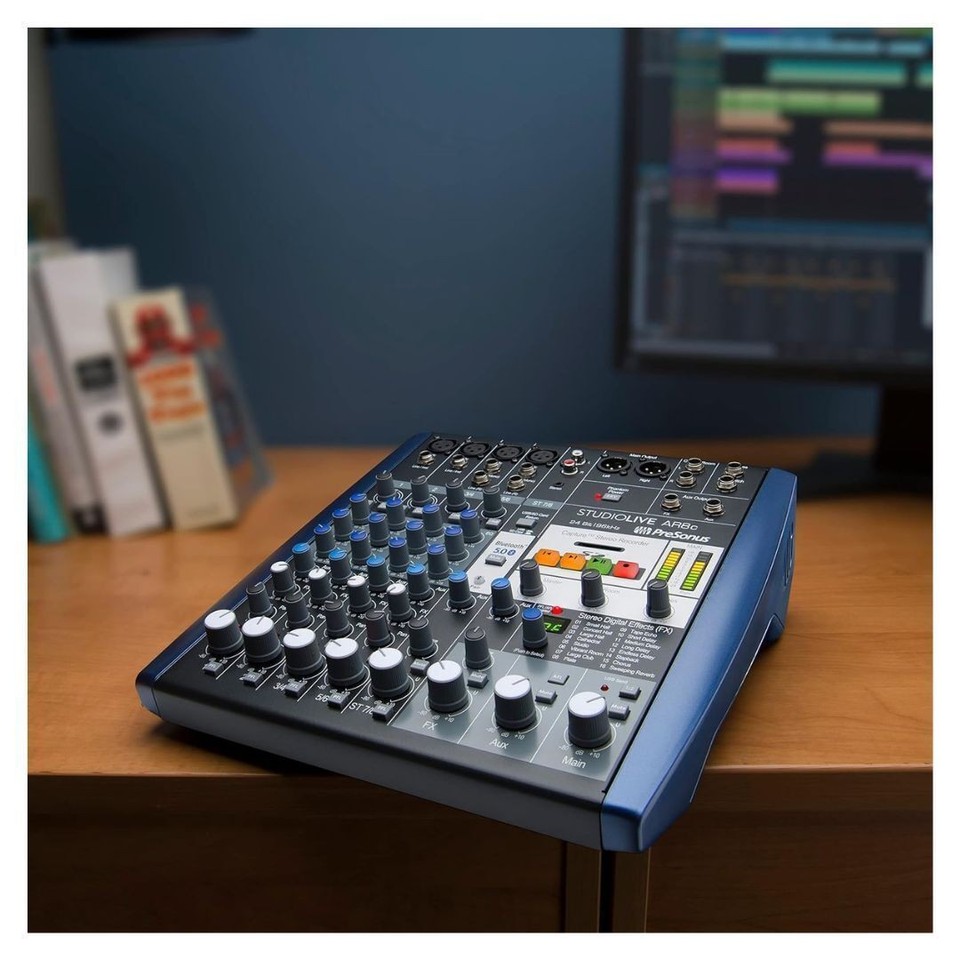 PreSonus StudioLive AR8c 8-Channel Professional Analog Mixer with XMAX ...