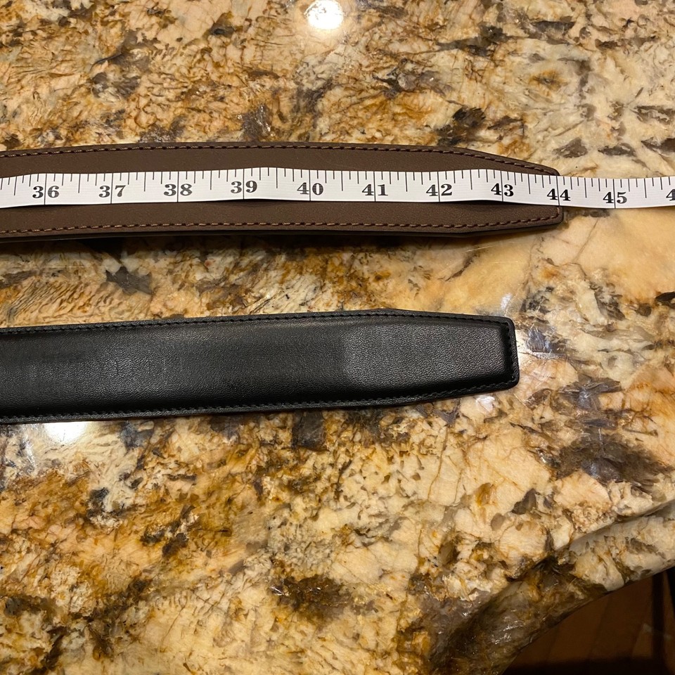 Lot Of 2 Kore Essentials Leather Gun Belt Bundle Ratchet Belts. Size 28 ...
