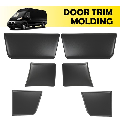 Front+Rear LH&RH Door+Body Trim Molding Fits 2014-2018 Ram ProMaster ...