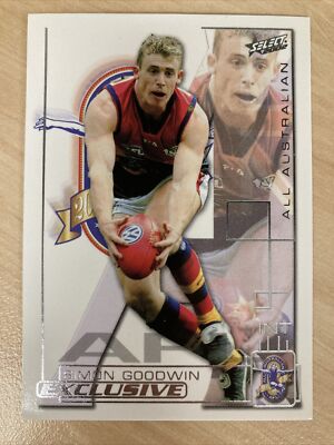 2002 AFL Select Exclusive- Simon Goodwin AA21- Adelaide Crows- All ...