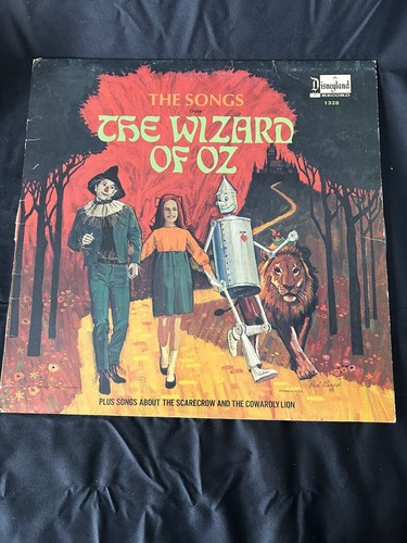 The Songs From The Wizard Of Oz 1969 Disneyland Records Vinyl Record LP ...