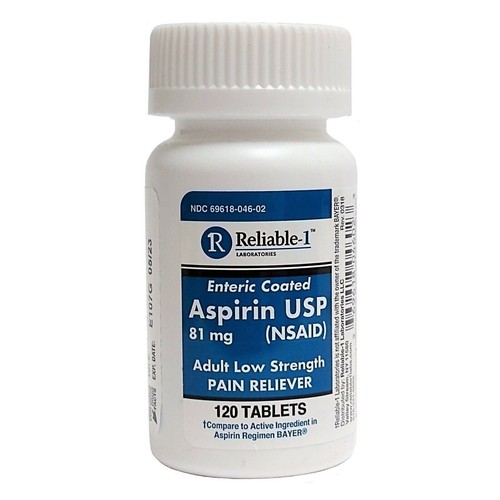 ASPIRIN EC 81 MG TAB 120 CT | eBay