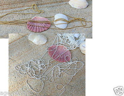 2meters Gold or Silver plated brass1.5mm delicate ball chain no clasp ...