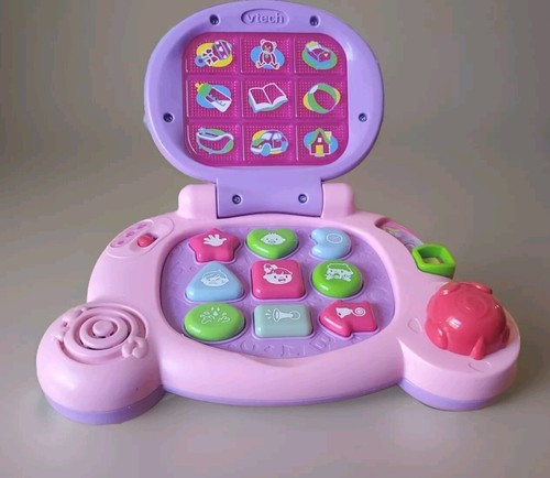 Vintage VTech Baby's Learning Laptop for Toddlers - Shapes, Objects ...