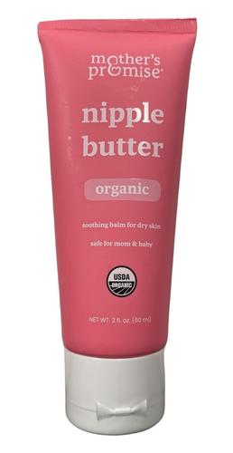 Mother's Promise Organic Nipple Butter, for Breastfeeding Mothers, 2 fl ...