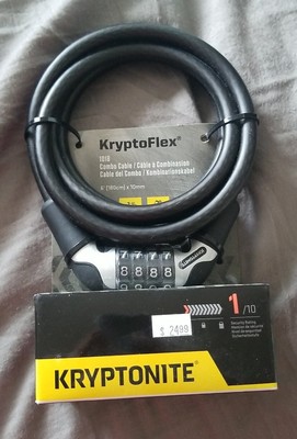kryptonite bike lock cable 1018 Combo cable | eBay
