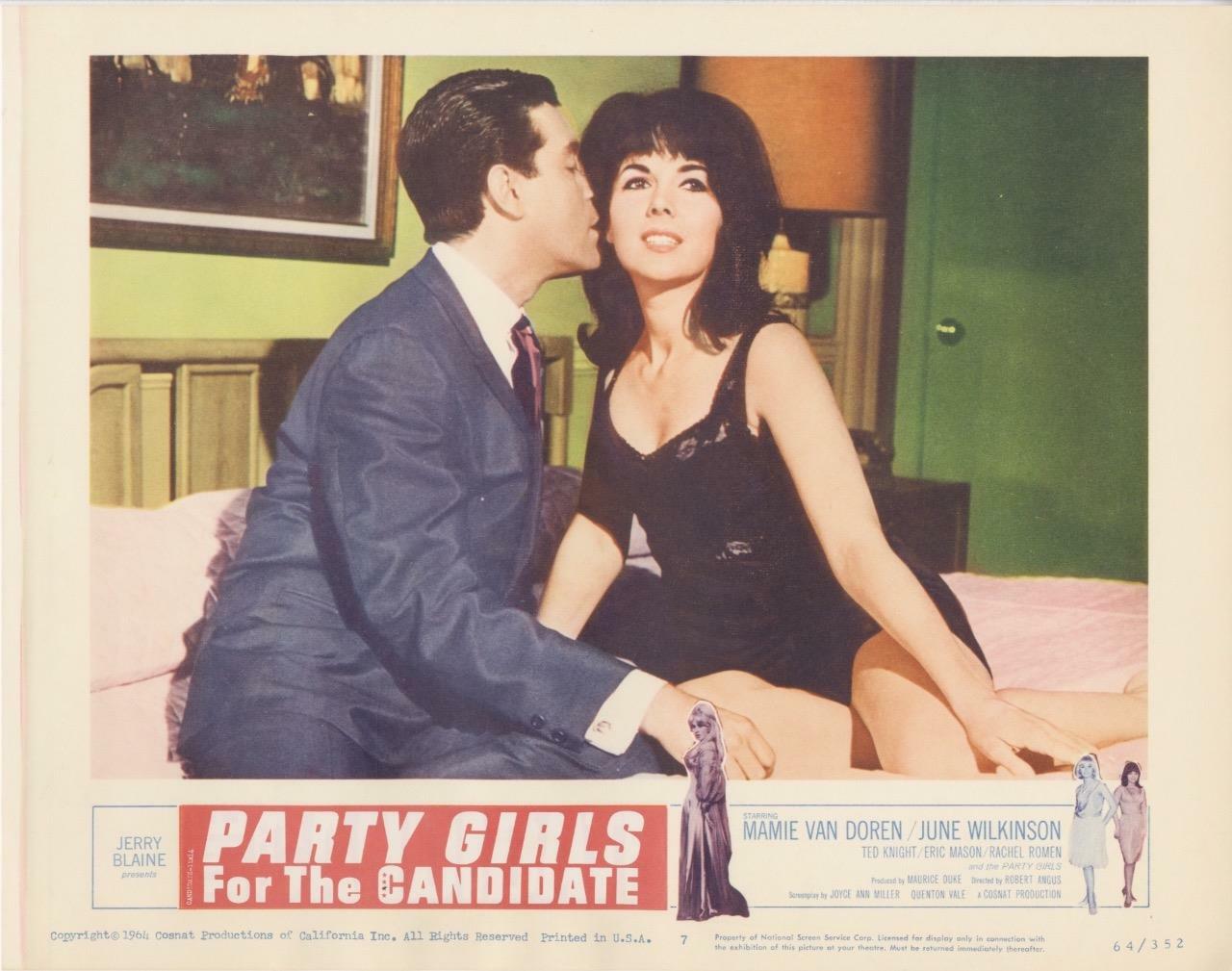 "PARTY GIRLS FOR THE CANDIDATE"-ORIGINAL LOBBY CARD-RACHEL ROMEN | eBay